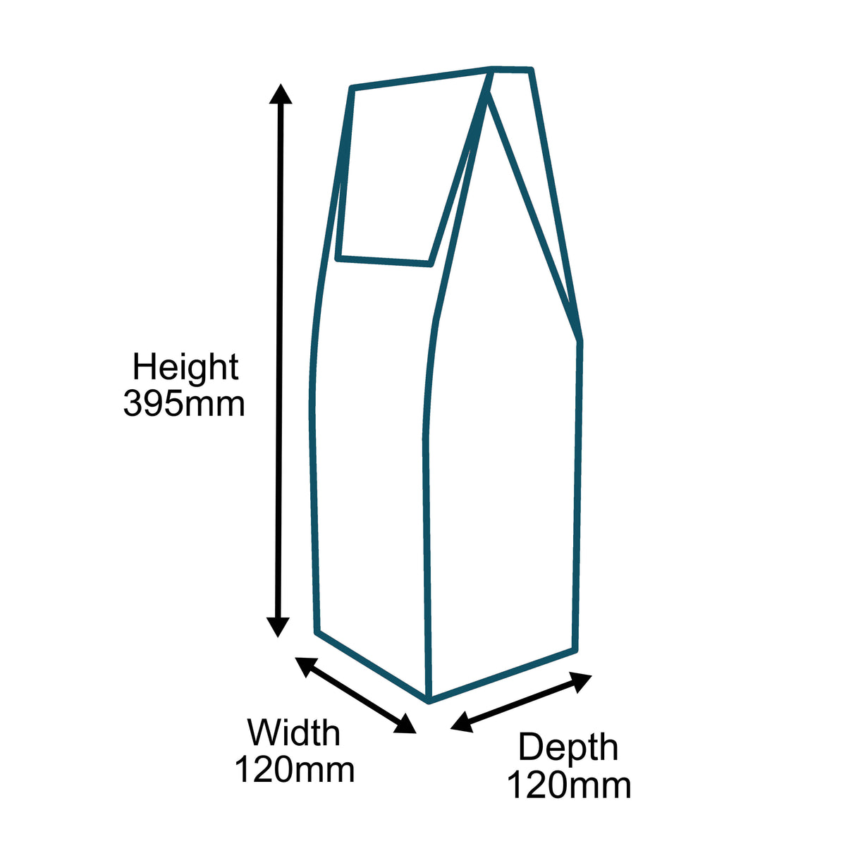 Pinch Top Boxes | 120x120x395mm | Multiple Pack Sizes – Parcelsend UK